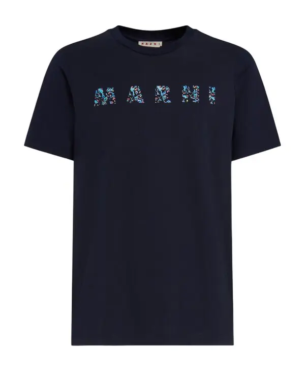 Marni Logo Printed Crewneck T-shirt