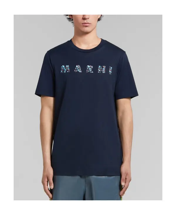 Marni Logo Printed Crewneck T-shirt