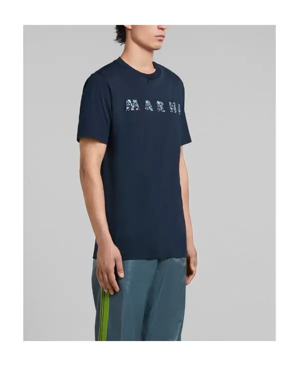 Marni Logo Printed Crewneck T-shirt