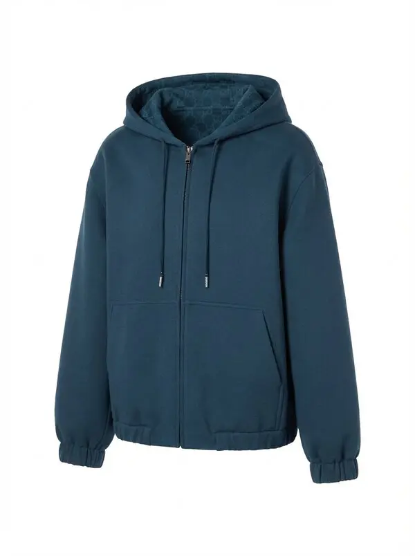 Gucci Reversible Gg Double Wool Zip Jacket