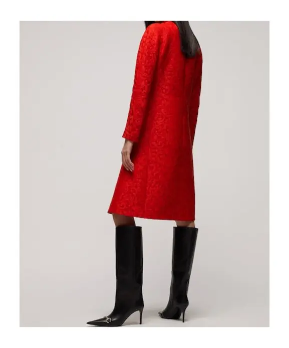 Gucci Floral Wool Brocade Dress