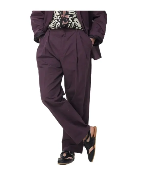 Dries Van Noten Pleated Trousers With Belt Loops - Black