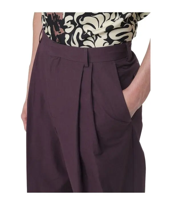 Dries Van Noten Pleated Trousers With Belt Loops - Black