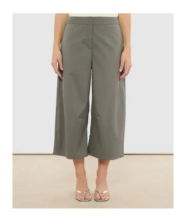 SAMSOE SAMSOE Wide-leg Cropped Trousers