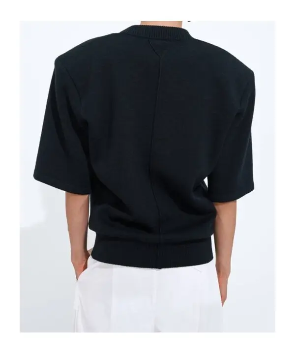 Bottega Veneta Wool Tailored Top - Black