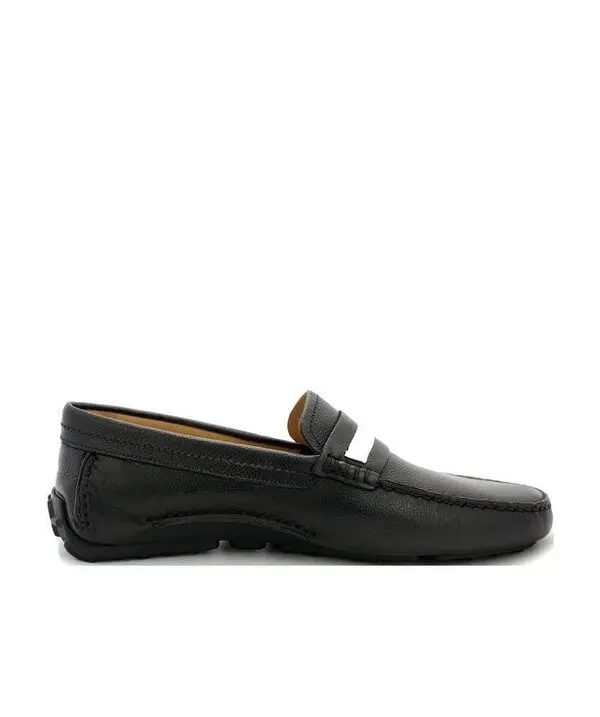 Bally Logo Detail Driving Loafers - Black
