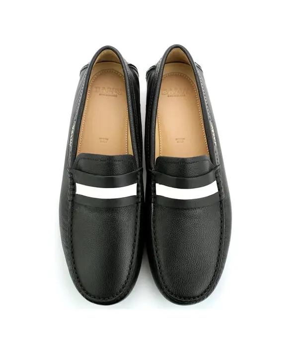 Bally Logo Detail Driving Loafers - Black