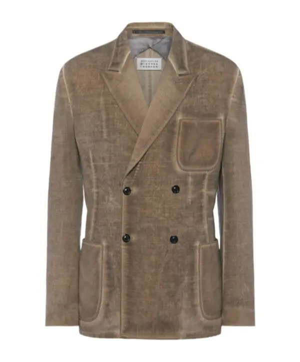 MAISON MARGIELA Double-breasted Vintage Effect Blazer