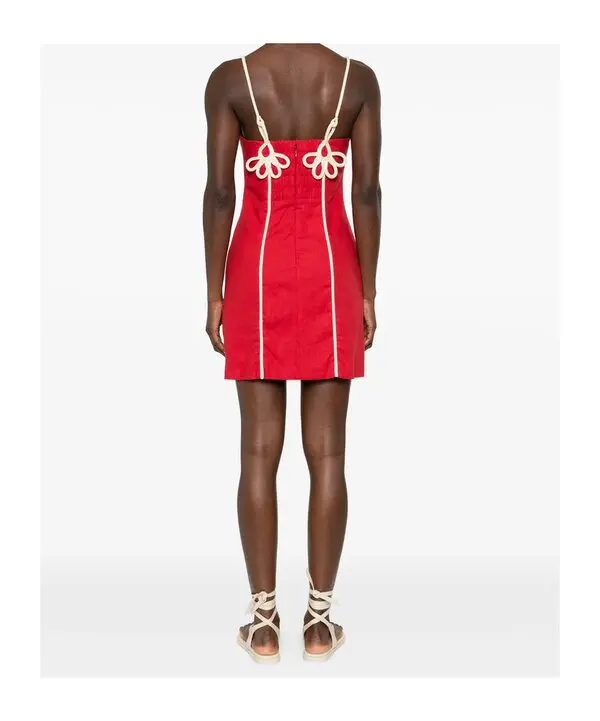 Farm Rio Strappy Square Neck Dress