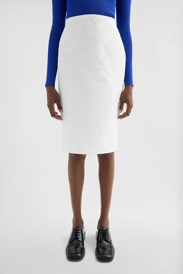 JIL SANDER Technical Faille Skirt