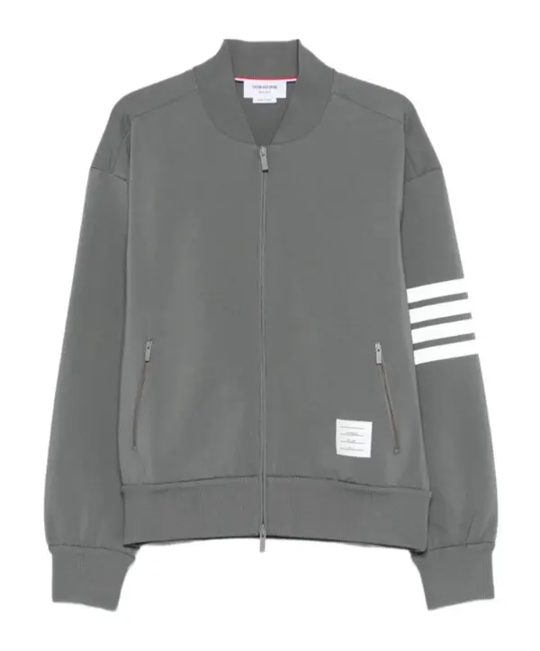 Thom Browne Four-stripe Zip-up Bomber Jacket