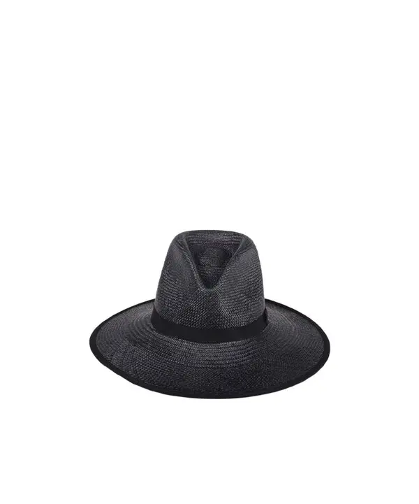 Max Mara Wide Brim Fedora - Black