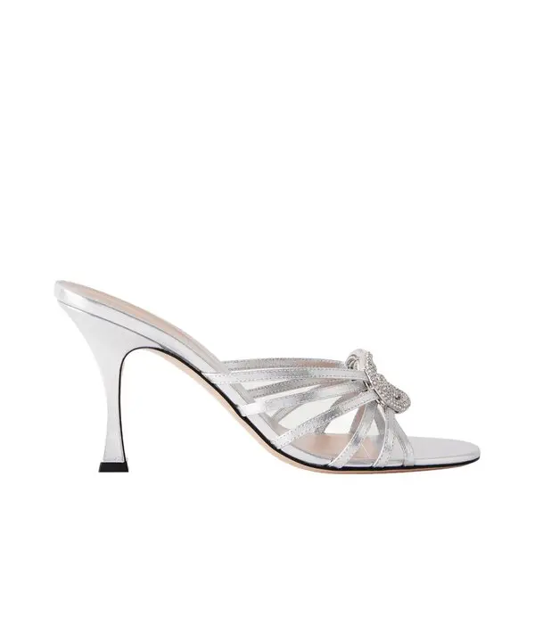 Gucci Interlocking G Crystal Embellished Slide Sandals