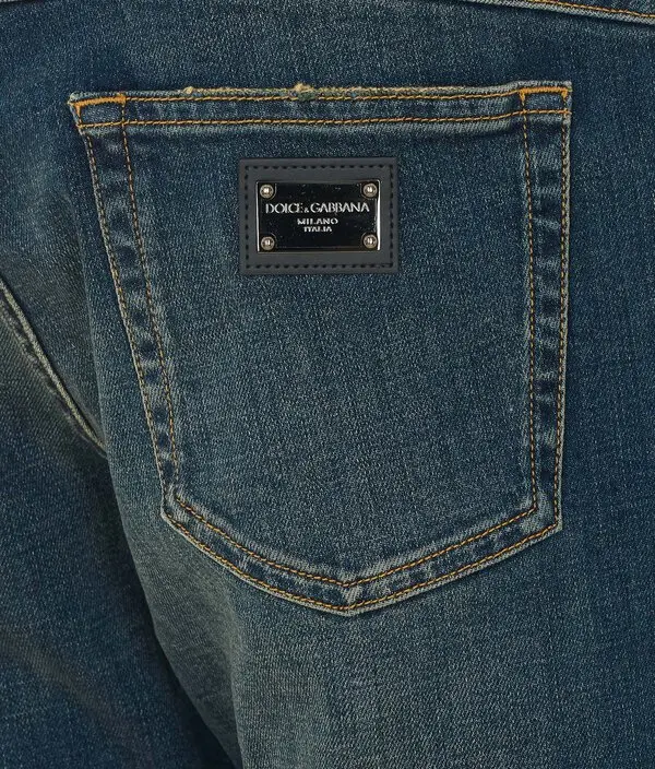 Dolce & Gabbana Logo Plaque Jeans