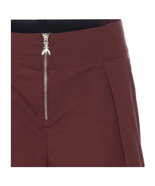Patrizia Pepe Pleated Zip-front Shorts