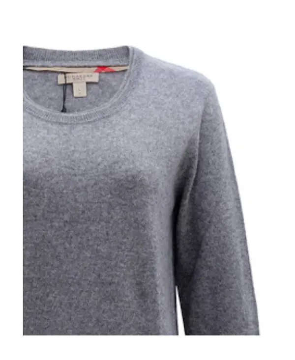 Burberry Round Neck Cashmere Sweater