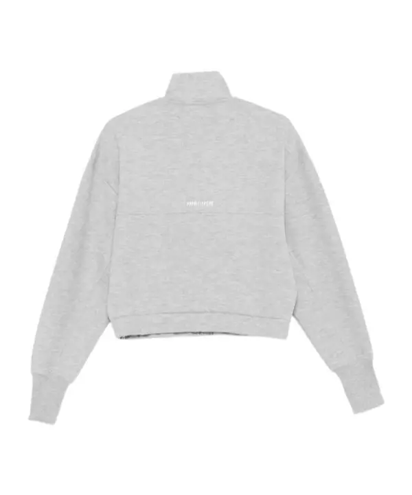 Patrizia Pepe High Neck Zip-up Sweatshirt