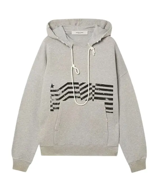 GOLDEN GOOSE Journey Oversized Hoodie - Gray