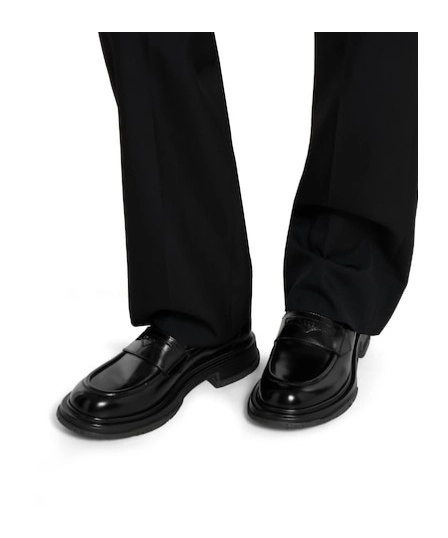 Gucci Tonal Logo Loafers
