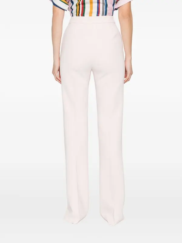 Max Mara High Waisted Tailored Trousers - Pink