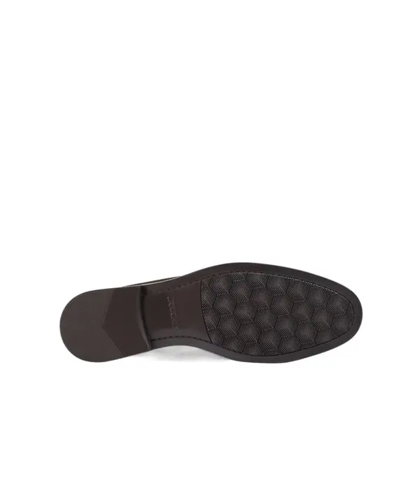 DOUCAL'S Earth Suede Loafers With Braided Detailing