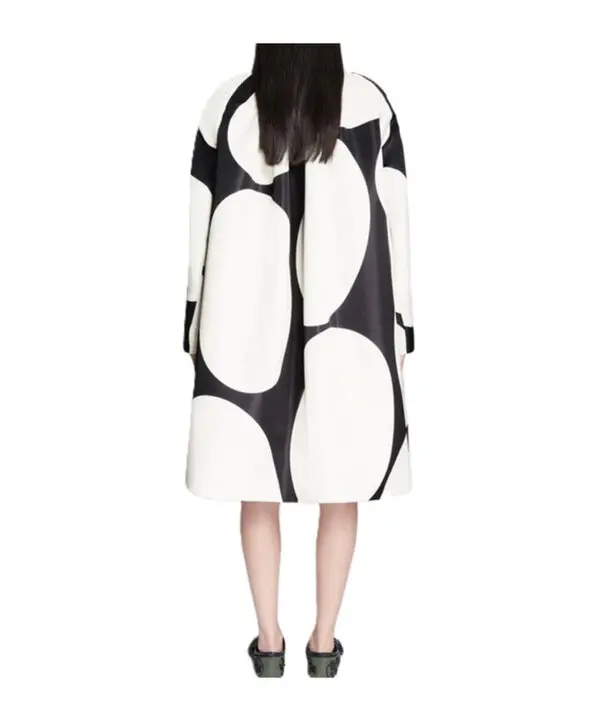 Dries Van Noten Graphic Pattern Double-breasted Coat