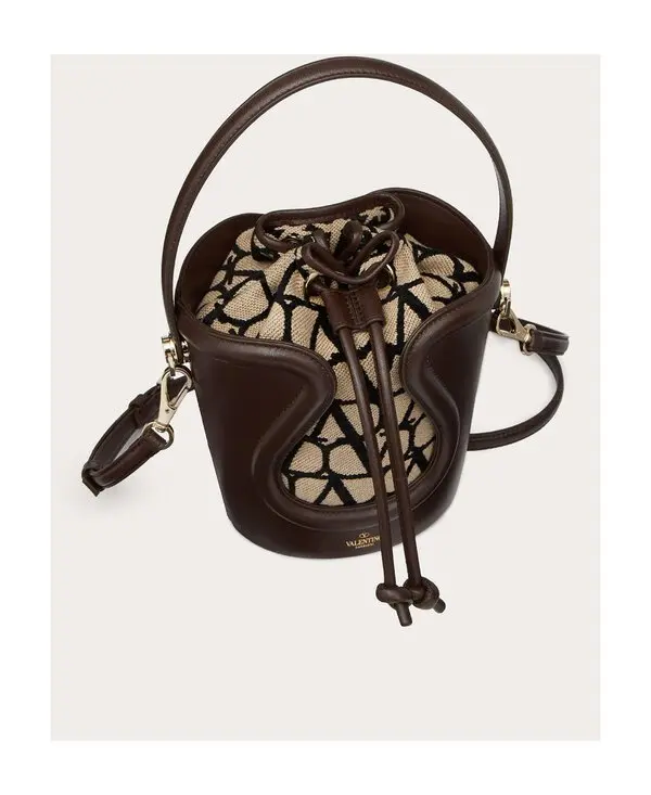 Valentino Garavani Le Cinquième Toile Iconographe Bucket Bag