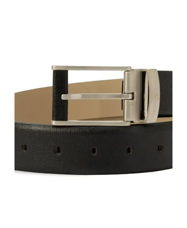 Emporio Armani Logo Engraved Belt