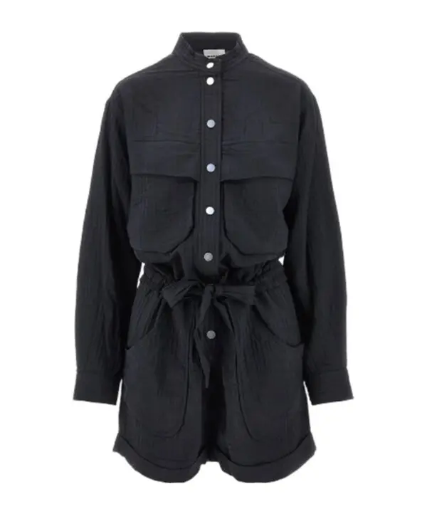 Isabel Marant Étoile Jumpsuit With Belt - Black