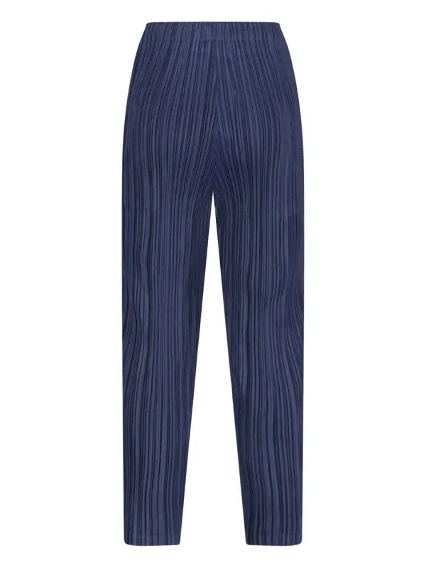 PLEATS PLEASE BY ISSEY MIYAKE Mid-rise Slim Fit Pleated Trousers