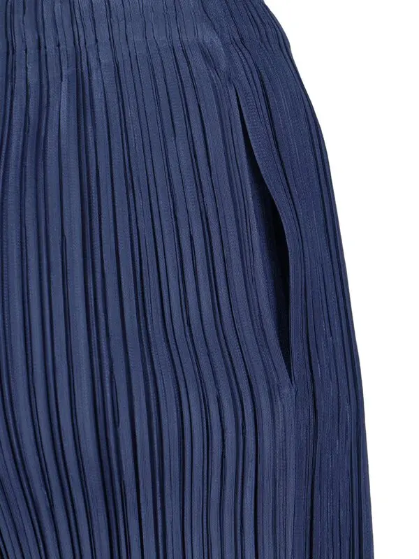 PLEATS PLEASE BY ISSEY MIYAKE Mid-rise Slim Fit Pleated Trousers