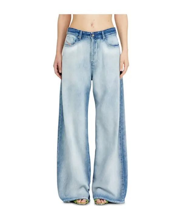 DIESEL® 1996 D Sire Wide-leg Jeans - Light Blue