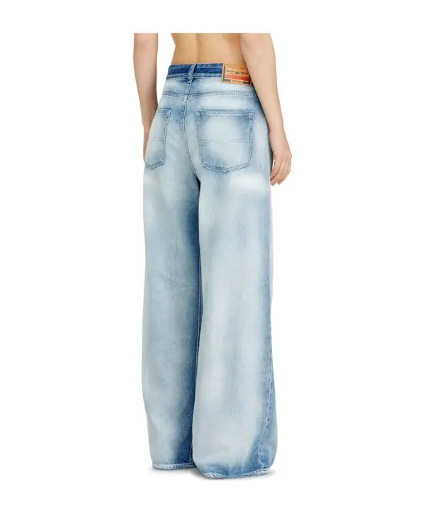 DIESEL® 1996 D Sire Wide-leg Jeans - Light Blue