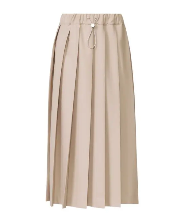 Fabiana Filippi Pleated Drawstring Skirt - Nude