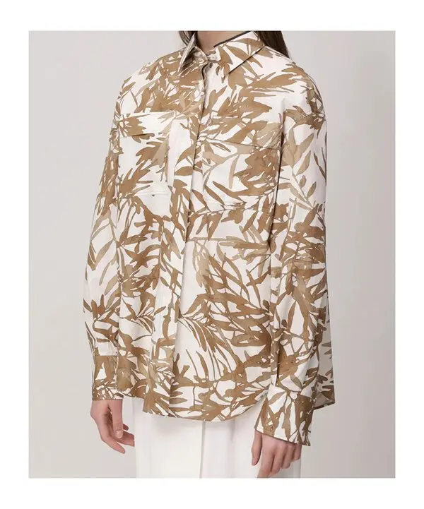 Brunello Cucinelli Long-sleeved Shirt With Pockets - White