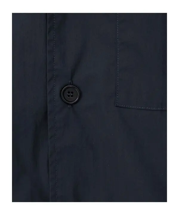Aspesi Buttoned Short-sleeve Shirt - Black