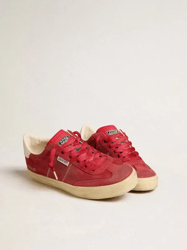 GOLDEN GOOSE Soul Star Lace-up Sneakers - Red