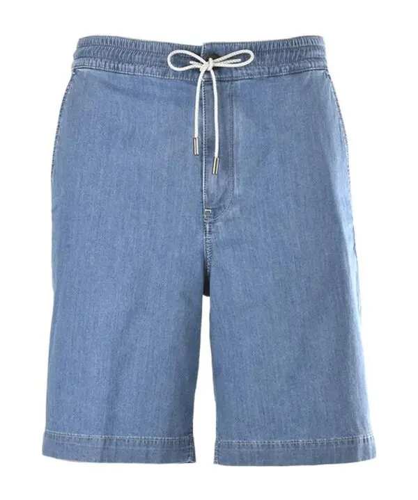 Zegna Drawstring Denim Shorts