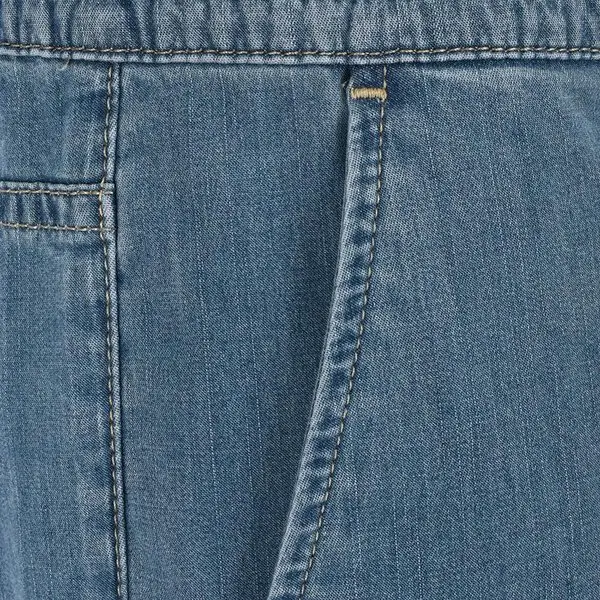 Zegna Drawstring Denim Shorts