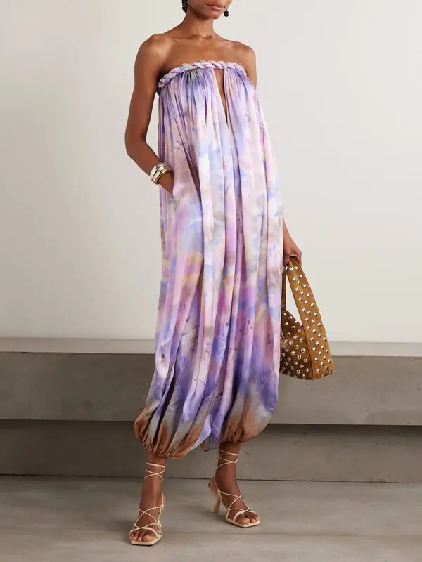 Zimmermann Luna Pleated Print Jumpsuit