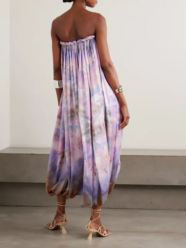 Zimmermann Luna Pleated Print Jumpsuit