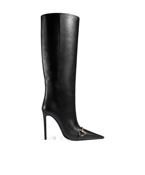 Gucci Donna Slip-on Boot With Horsebit Detail