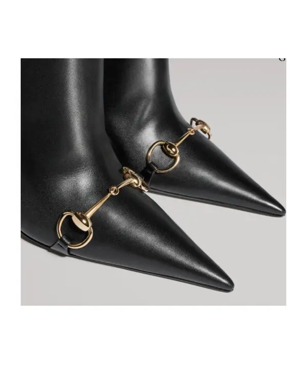 Gucci Donna Slip-on Boot With Horsebit Detail
