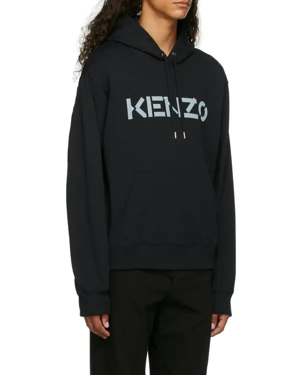 Kenzo Logo Print Hooded Sweatshirt