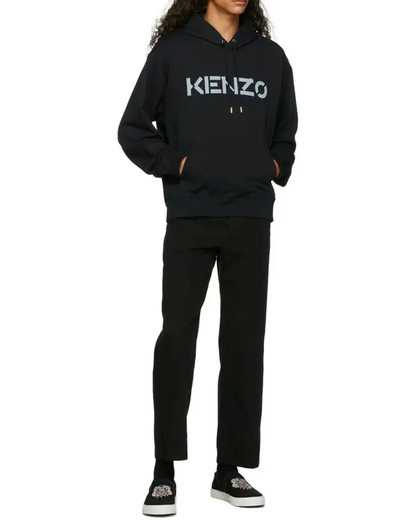 Kenzo Logo Print Hooded Sweatshirt