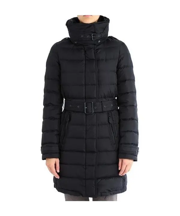 Burberry Quilted Belted Long Sleeve Jacket