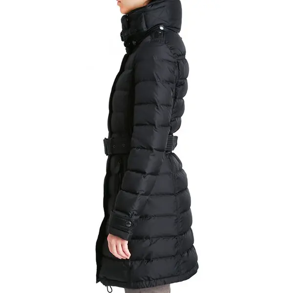 Burberry Quilted Belted Long Sleeve Jacket