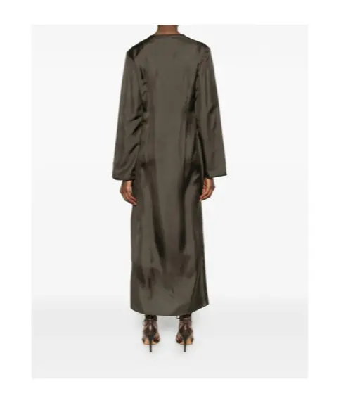 RÓHE V-neck Pankou Closure Dress