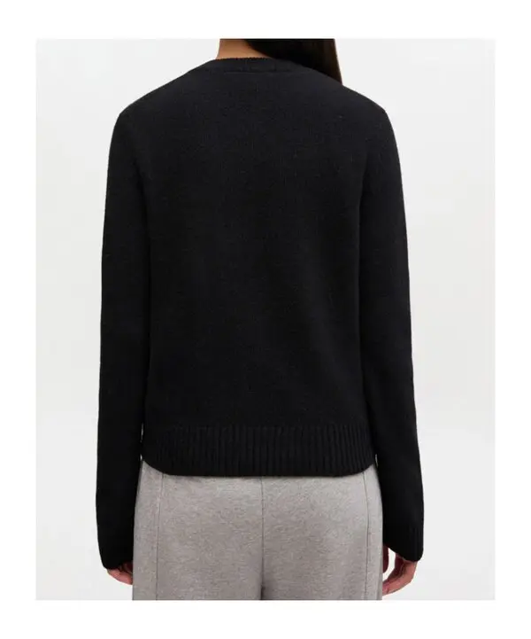 GANNI Wool Mix Cardigan - Black