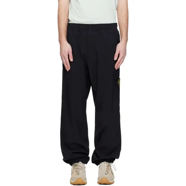 Stone Island Logo Patch Pants